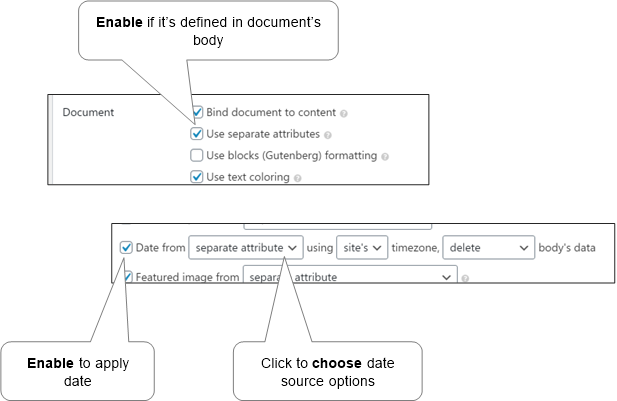 How To Set The Publishing Date Post Docx Source For Wordpress Seraphinite Solutions
