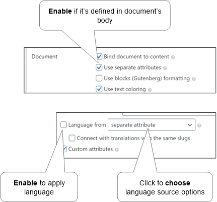 How to set the language - Post .DOCX Source for WordPress - Seraphinite Solutions