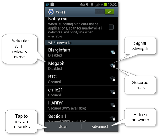 How to setup Wi-Fi on a tablet or mobile phone in 3 steps