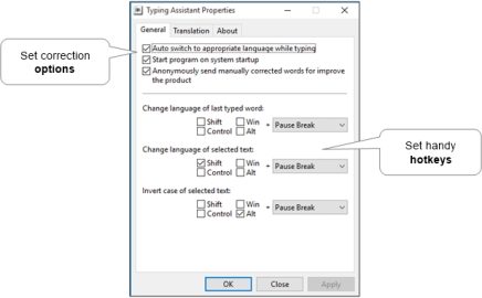 Typing Assistant for Windows - Seraphinite Solutions