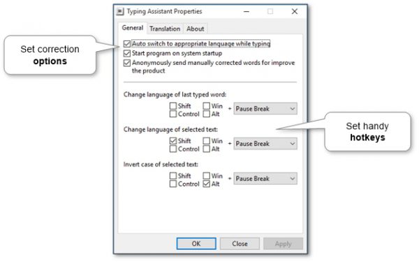 Typing Assistant for Windows - Seraphinite Solutions